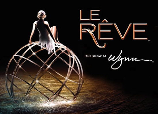 Le spectacle « le rêve » au Wynn